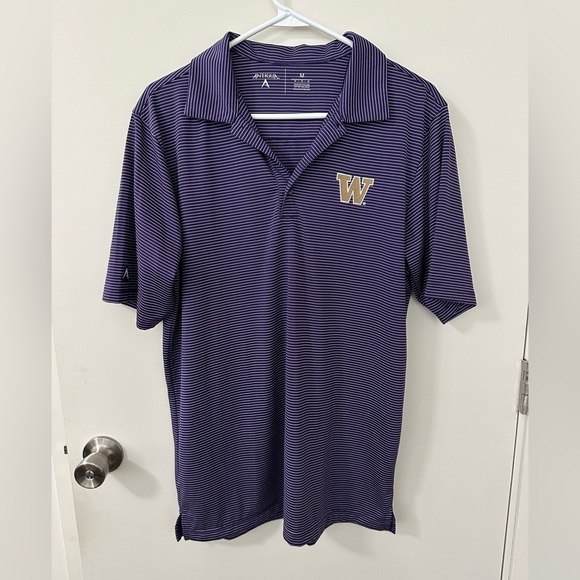 Shirts | Mens Golf Polo Shirt Uw Washington Huskies Antigua Medium M ...